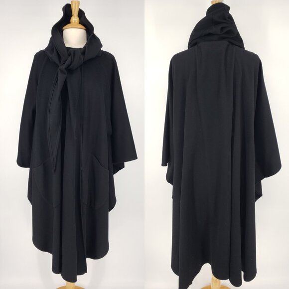 Jimmy Hourihan | Jackets & Coats | Jimmy Hourihan Black Walking Cape M ...